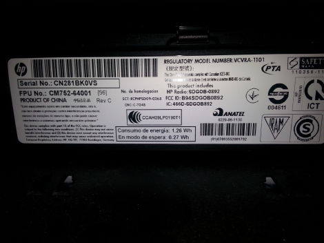 HEWLETT PACKARD VCVRA-1101 Printer For Sale