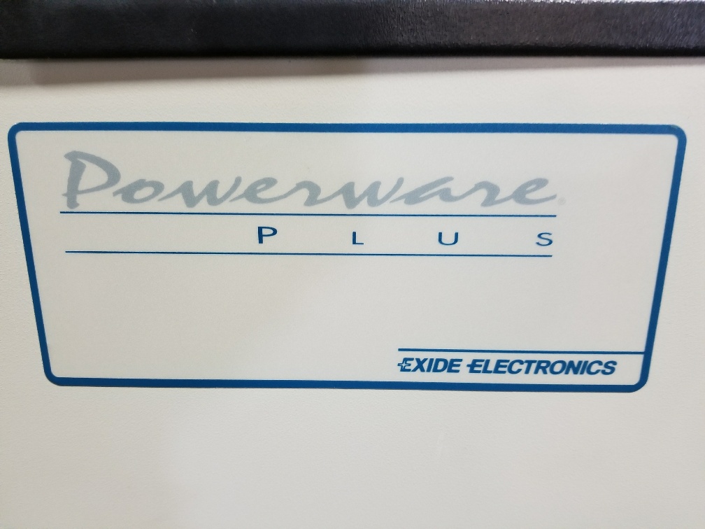 POWERWARE PLUS 480VDC BATTERY CABINET – NISR9339UPS For Sale
