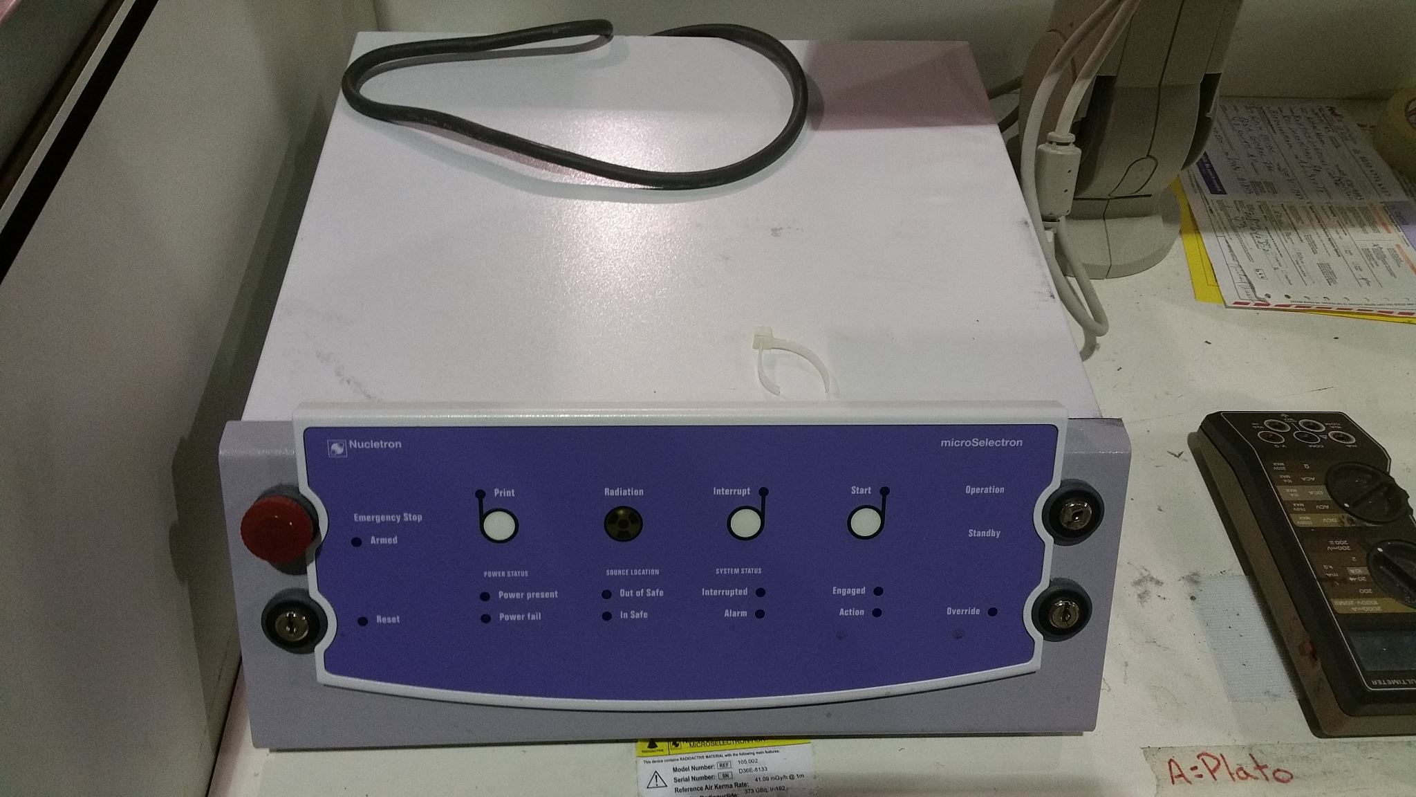 2000 Nucletron MicroSelectron HDR-NISR8140 For Sale