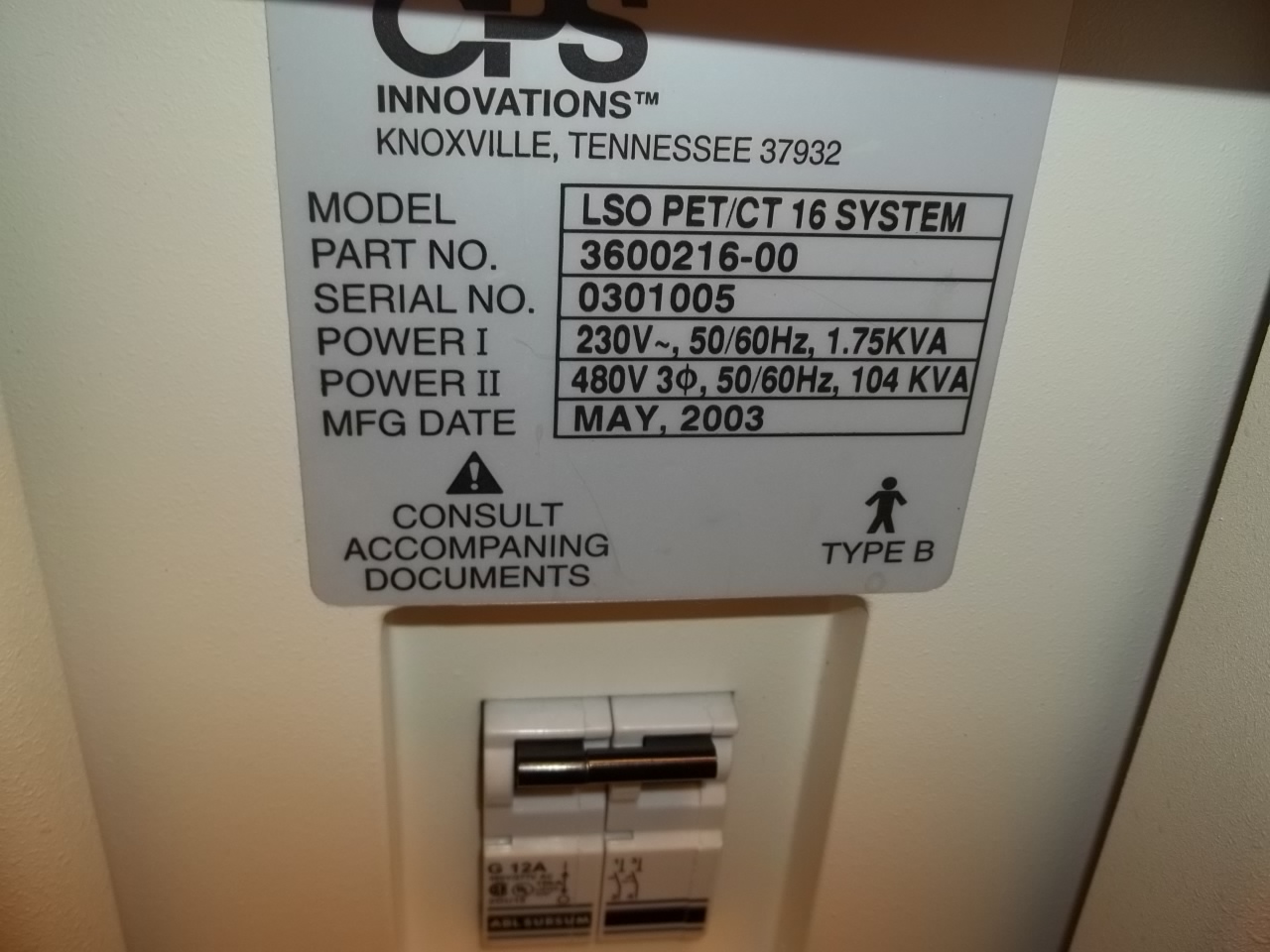2003 SIEMENS BIOGRAPH 16-NISR9856 For Sale